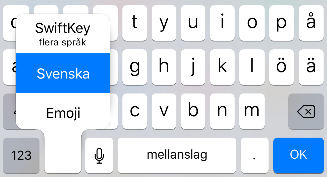 Byt tangentbord och skriv snabbare