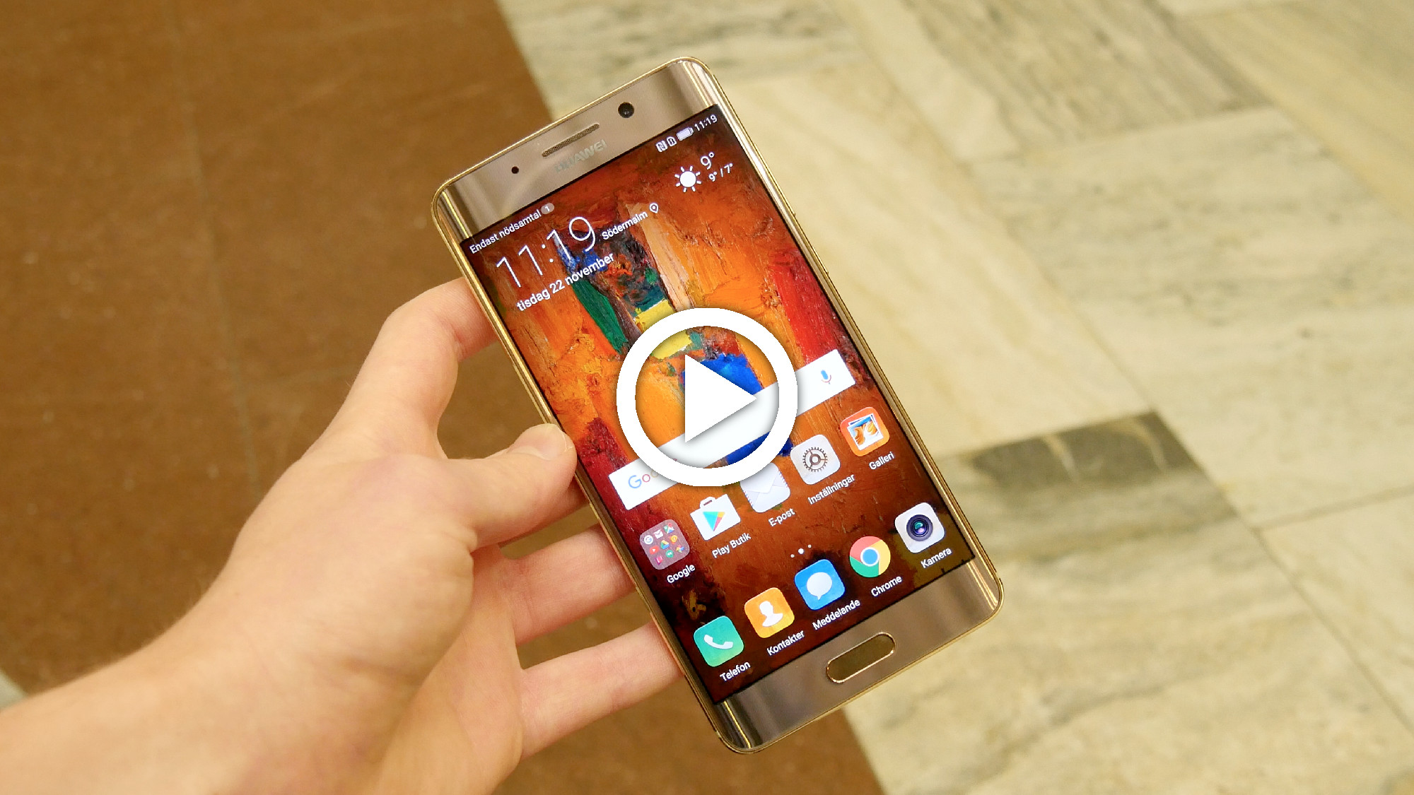 Vi klämmer på Huawei Mate 9 Pro – imponerande men dyr